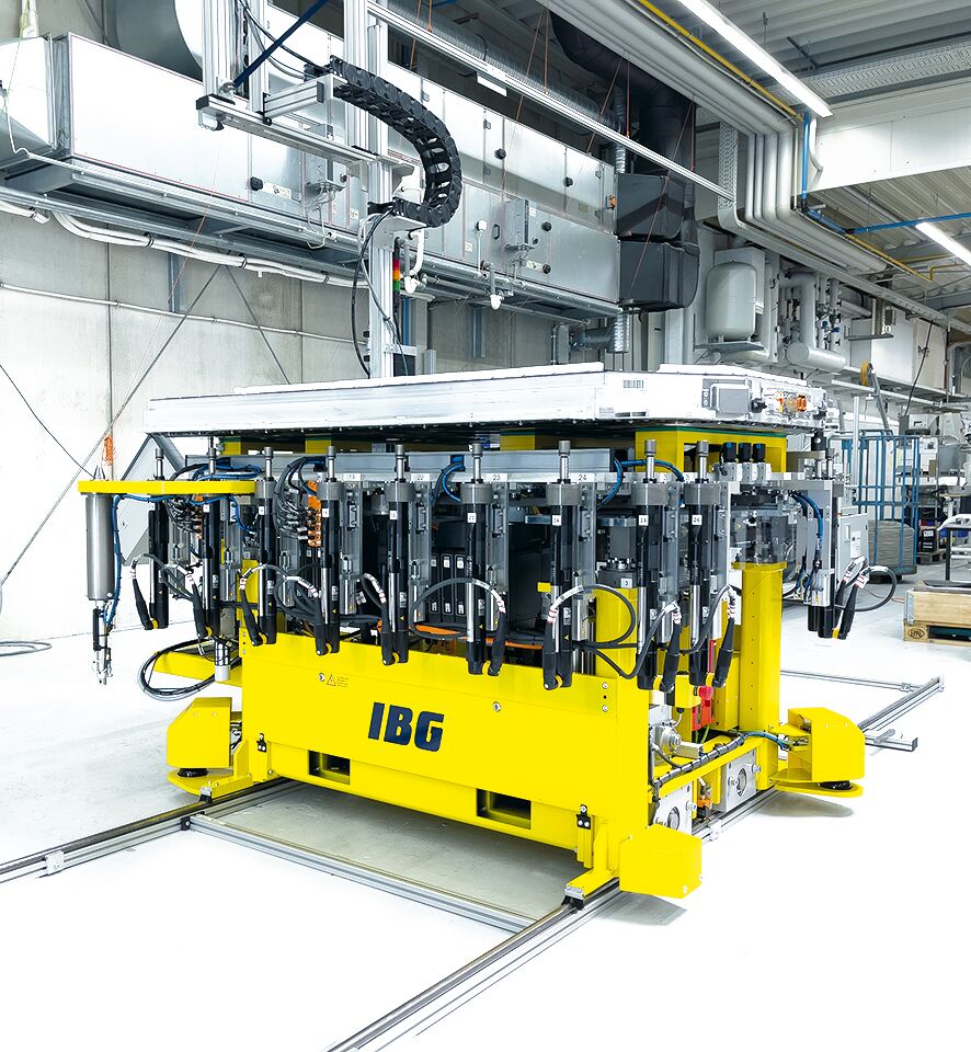 High-voltage battery assembly in action - assembly technology from IBG